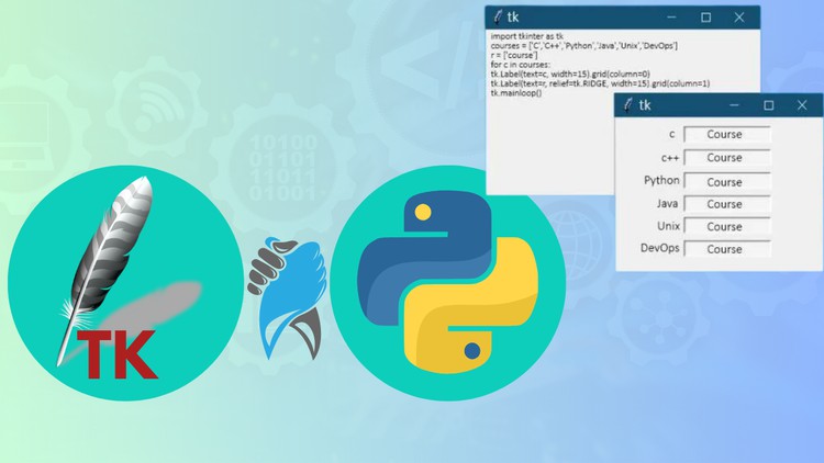 Python Gui Development With Tkinter Build Pro Desktop Apps Free Courses With Certificates