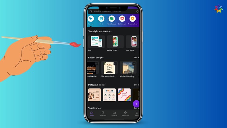 Canva Mobile: Create Professional Designs Anywhere! - Free Courses with ...