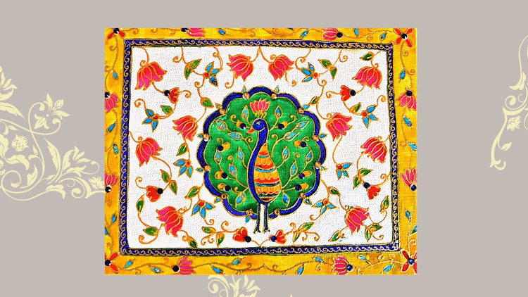 Meenakari Art: Beginner Friendly Course - Free Courses with Certificates!