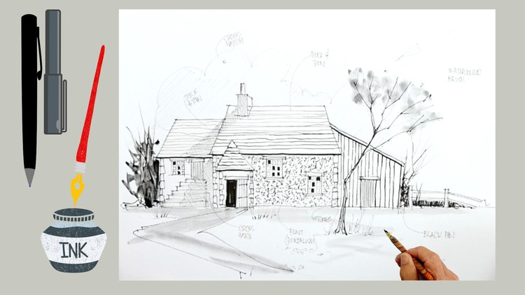 Ink drawing for Beginners – Understanding the Basics - Free Courses ...