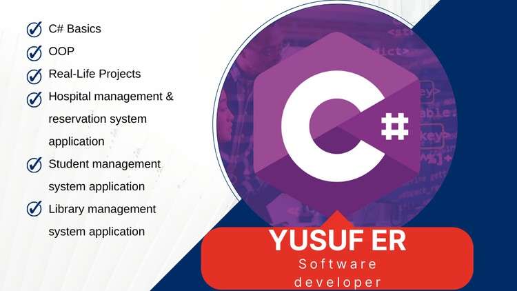 C# step by step with applications - Free Courses with Certificates!