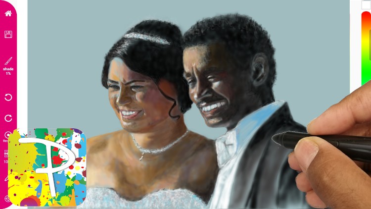 Draw a freehand portrait using the Paintology app - Free Courses with ...