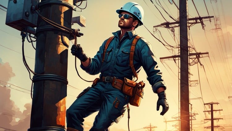 Power Utility Lineworker Level 1 - Free Courses with Certificates!
